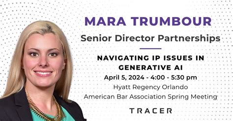 Tracer On Linkedin Aiforgood Intellectualproperty Americanbarassociaton Genai