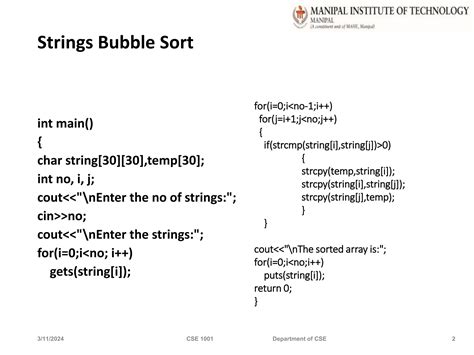problem solving using codes strings extra pptx