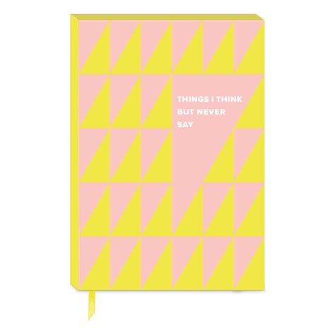 Statement Shapes Yellow Softcover Journal Molly And Rex