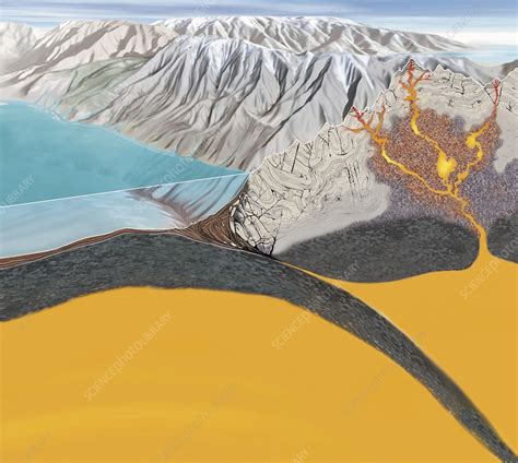 Subduction Zone Processes Stock Image C0087458 Science Photo Library