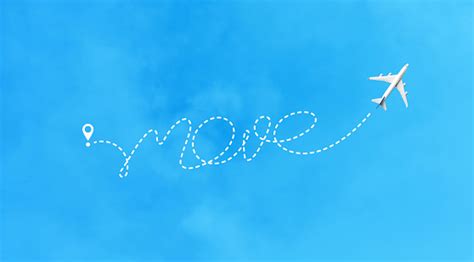 여행 하 고 비행기로 개념 여행 하늘 위치에 텍스트를 이동 휴가 여름 거리가 먼에 대한 스톡 사진 및 기타 이미지 거리가 먼