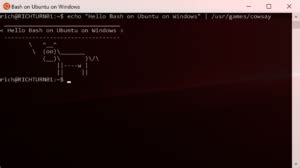 Bash On Ubuntu On Windows Download Now Windows Command Line