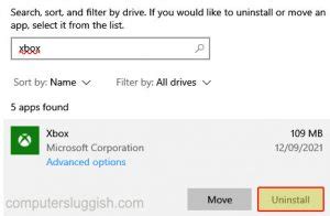 How To Uninstall Xbox App In Windows ComputerSluggish