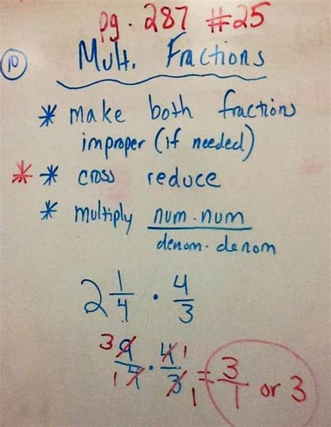 Mult Fractions Rule Pdf