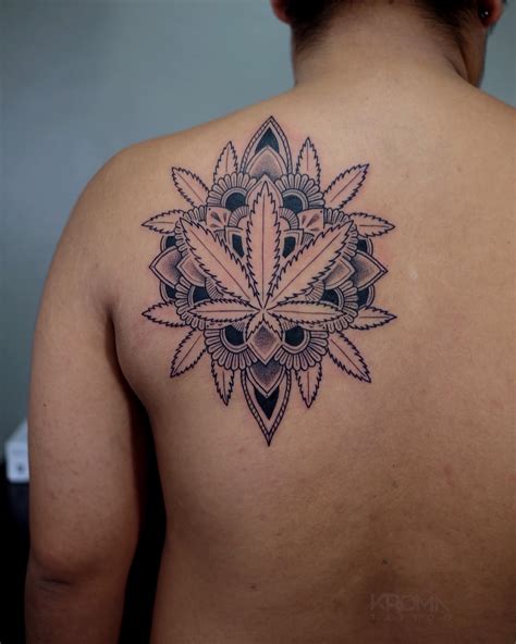 Weed Tattoos For Men