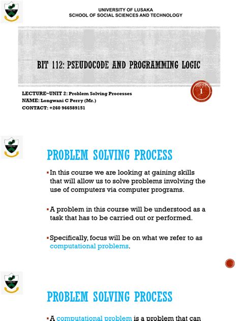 Lecture Unit 2 Pdf Algorithms Thought