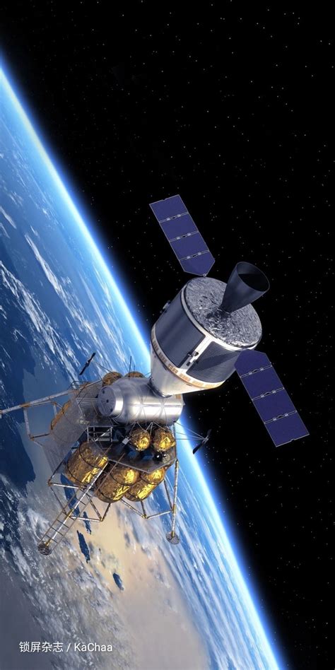 Space Station In Orbit