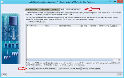 oracle 12c how to create asm cluster file system acfs using asm configuration assistant asmca