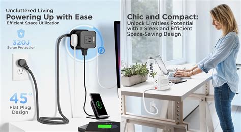 USB Cube Strip Surge Protected Devices
