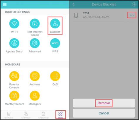 How To Block A Device Or Remove A Device From The Blacklist Tp Link