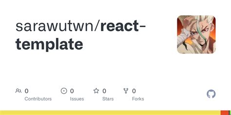 GitHub Sarawutwn React Template