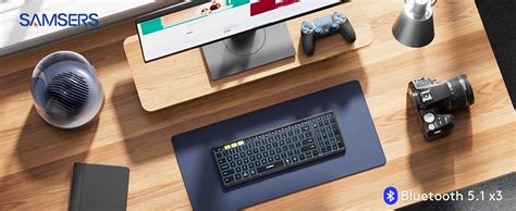 Foldable Bluetooth Keyboard With Numeric Keypad Samsers Full Size Wireless Folding