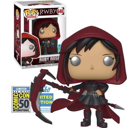Funko Pop Animation Rwby Exclusive Sdcc 2019 Ruby Rose 640 Atacado Collections