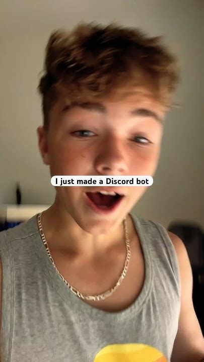 I Made A Discord Bot😳😬 Discord Python Discordbot Youtube