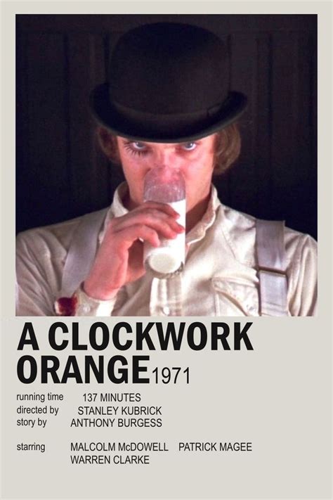 A Clockwork Orange Poster Clockwork Orange A Clockwork Orange Movie