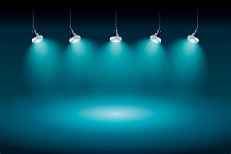 스포트 라이트 배경 미래 스튜디오 무료 벡터