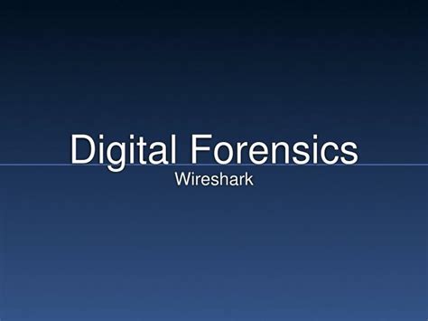 PPT Digital Forensics PowerPoint Presentation Free Download ID 572858