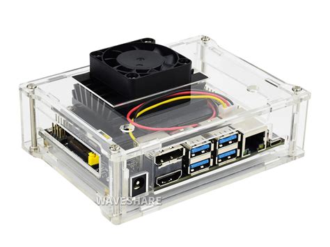 Купити Корпус для Nvidia Jetson Nano Developer Kit акриловий 16566 з безкоштовною доставкою по