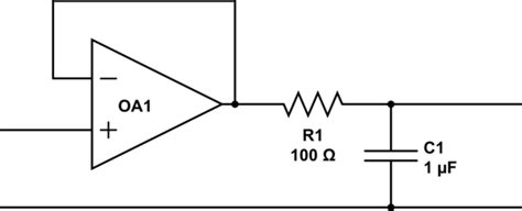 High Output Impedance From Voltage Source To A Low Pass Filter Electrical Engineering Stack