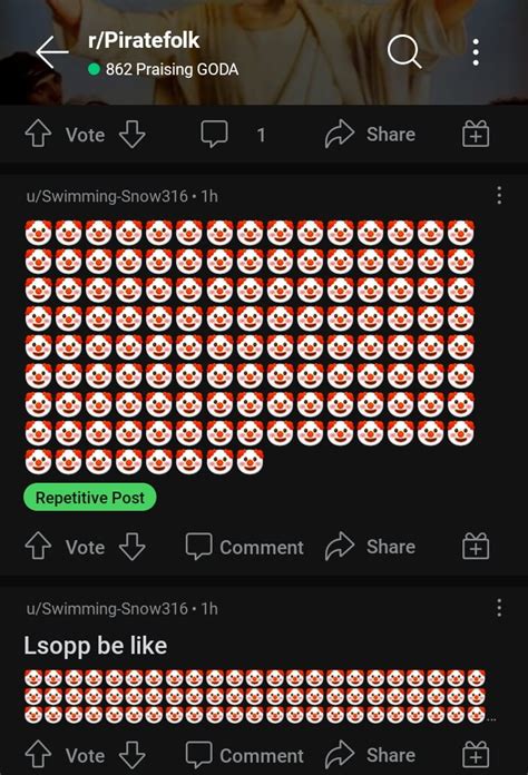 Least Toxic Day Of R Piratefolk Be Like R Memepiece