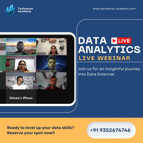 Techsense Academy On Linkedin Datascience Livewebinar Techsenseacademy Learnwithexperts