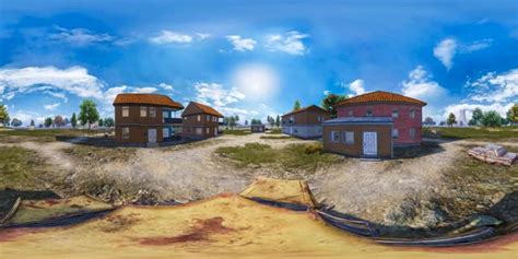 绘梦拾光原创 【和平精英】游戏内拍摄的全景风光，海岛旅行