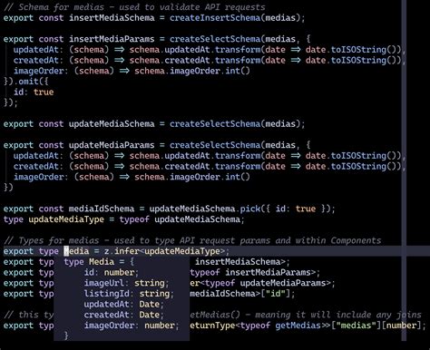 Issue With Drizzle Zod Due To A Type Mismatch Between The Zodobject