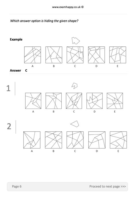 Spatial Reasoning Pack 1 Exam Happy