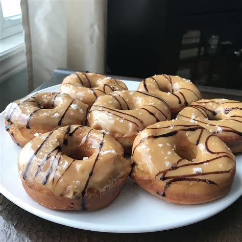 My Homemade Salted Caramel Donuts Donuts