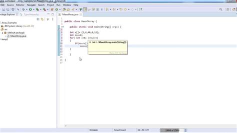 Maximum Of Array In Java Youtube