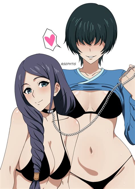 Rule 34 2girls Absurdres Artist Name Bikini Black Bikini Blush Braid
