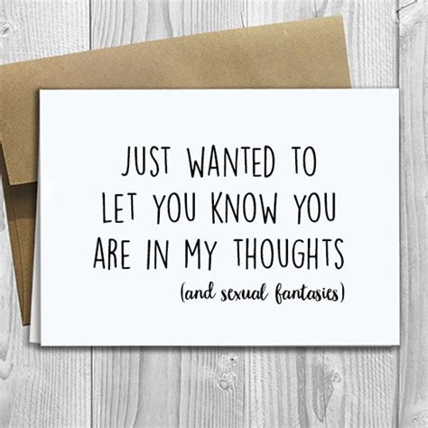 Sexual Greeting Card Etsy