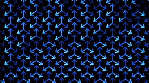 Glowing Looping Neon Effect Pattern Abstract Background Black Background Stock Video