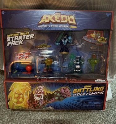 Akedo Ultimate Arcade Warriors Starter Pack Legendary Punch Attack 2020 New 4878539880