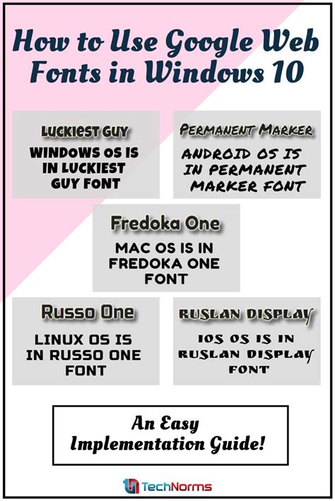 How To Easily Install Google Web Fonts In Windows Web Font Google Web Font Windows Hacks