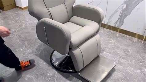 바버체어 리클라이닝 미용실의자 고급 미용 전동 케어 전기 Youtube