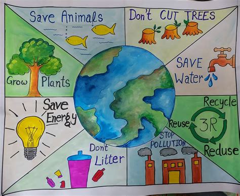 Save Earth Earth Day Drawing Earth Drawings Save Earth Posters