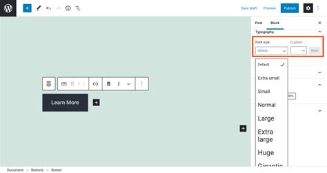 how to use the wordpress buttons block