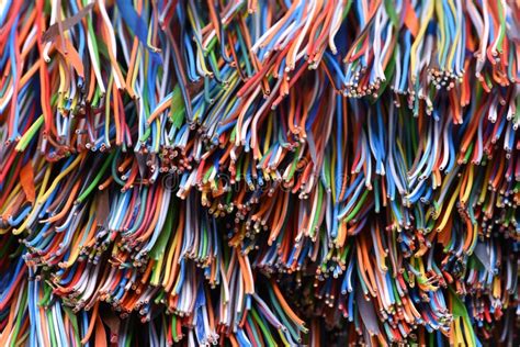 Network Cables Transmission Of Data Stock Photo Image Of Colorful Computer