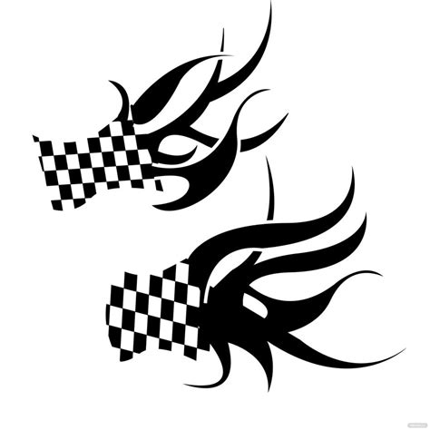 Free Ripped Checkered Flag Vector Eps Illustrator  Png Svg