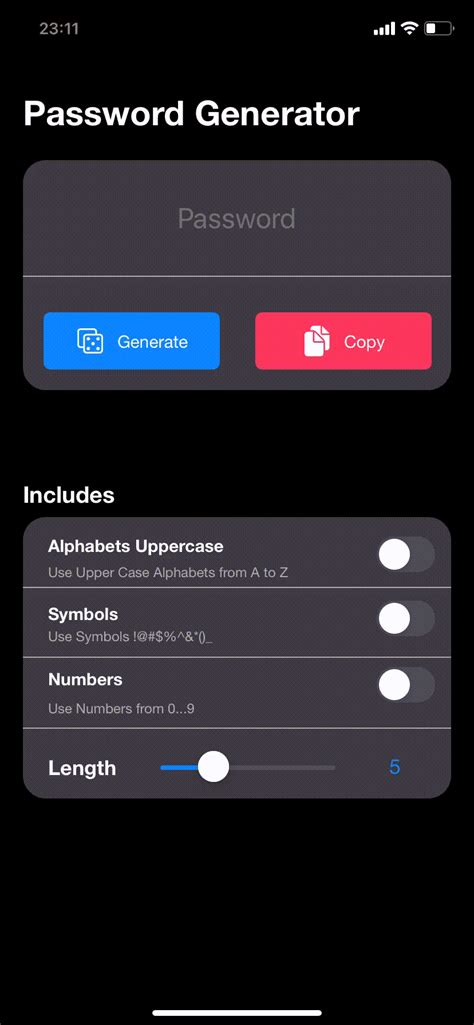 Github Pravahanj Passwordgenerator App An App To Generate Random