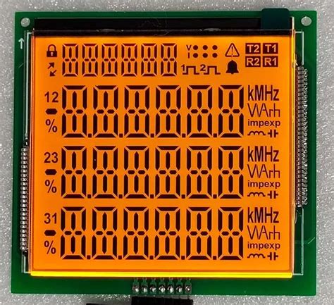 Segment Lcd Manufacturer Custom Energy Meter Lcd Display 7 8 10 14