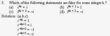 Mathematics Facts Concepts And Questions MCQ On Complex Numbers For JEE Mains