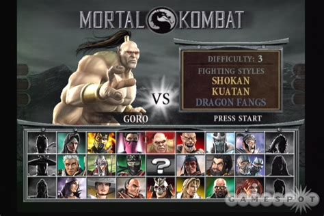 Mortal Kombat Deception Review Gamespot