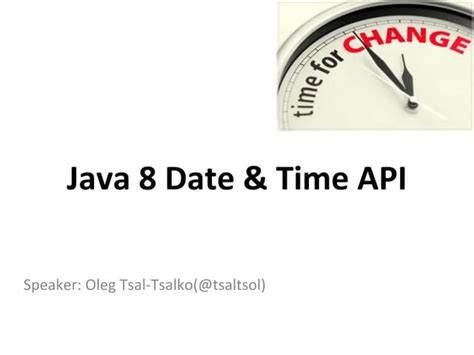 Java 8 Date And Time Javaday2014 Ppt