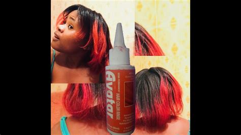 How To Rinse Your Hair With Color Dye Colour Natural And Relax Hair