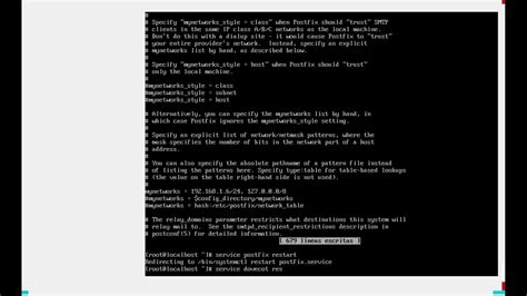 Instalacion De Postfix Dovecot Y Squirrelmail Centos 7 Youtube