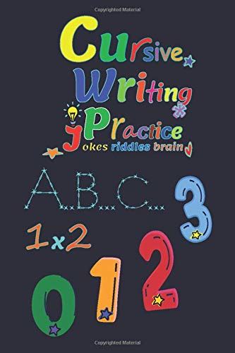 Buy Cursive Writing Practice Jokes Riddles Brain Learning Cursive Cursive Writing Words Fun