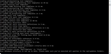 SOLVED 3 3 5 Server Database Problem Solved Issues TrinityCore