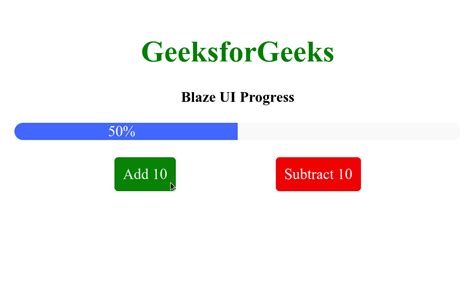 Blaze Ui Progress Geeksforgeeks Blaze Ui Progress Geeksforgeeks